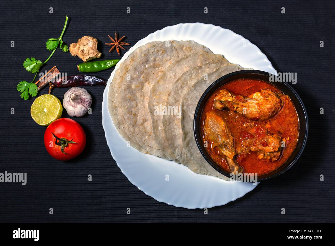Traditional Chicken Curry & Rotti – A Perfect Blend of Spice and Flavor ...