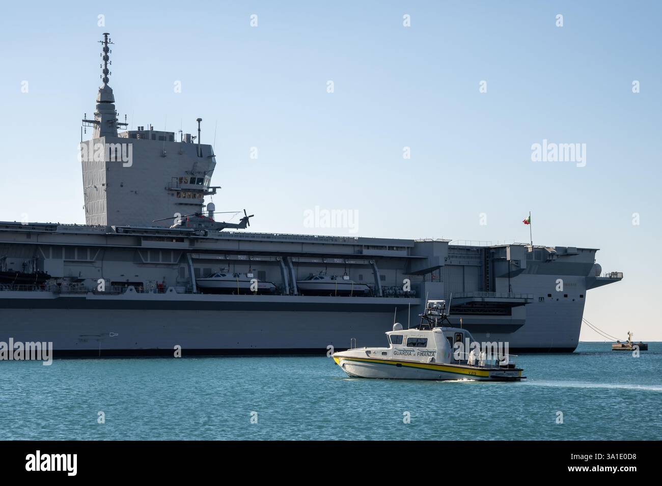 Italy, Trieste - 2 Mar 2025: Nave Trieste, Italian Navy largest multi ...