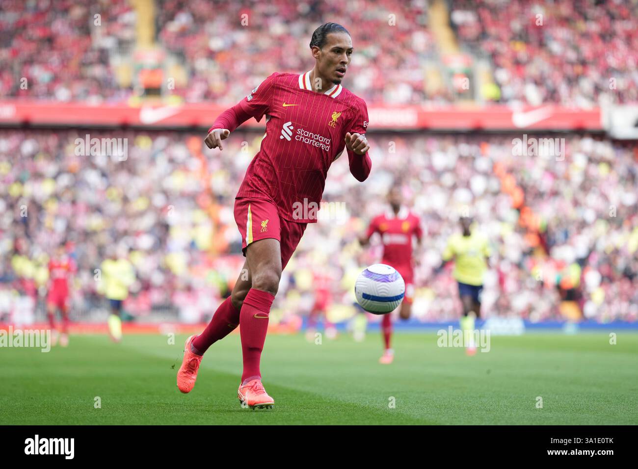 Liverpool's Virgil van Dijk in action during the English Premier League ...