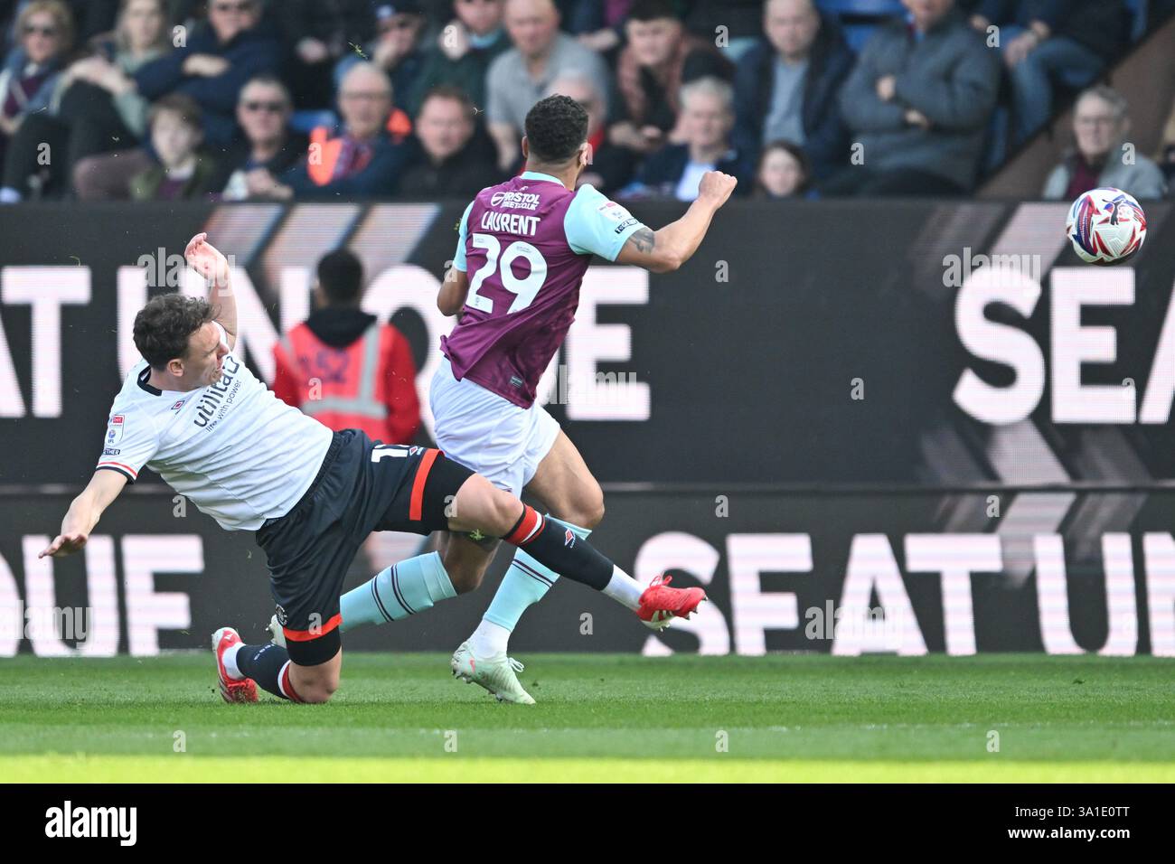 Turf Moor, Burnley, Lancashire, UK. 8th Mar, 2025. EFL Championship ...