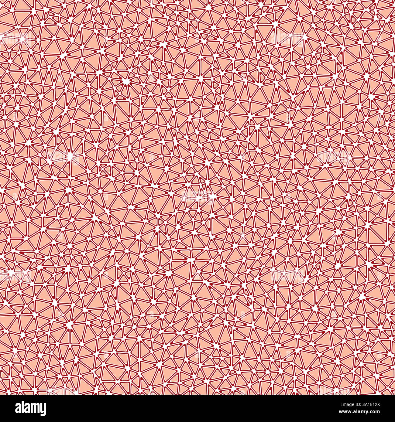 Tileable Abstract Background Rounded Solid Shapes In Frames Small Triangles Size One Tone