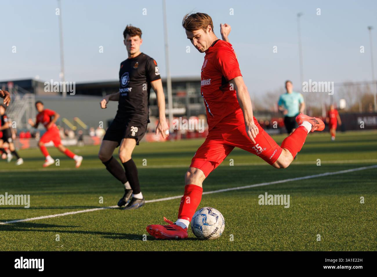 Almere, Netherlands. 08th Mar, 2025. ALMERE, 08-03-2025, Yanmar stadium ...