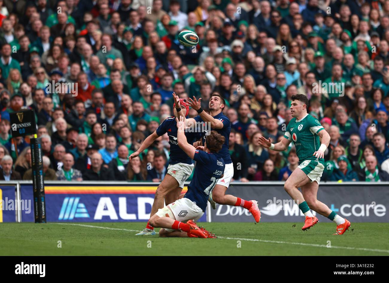 France's Thomas Ramos catches the ball during the Guinness Men's Six ...