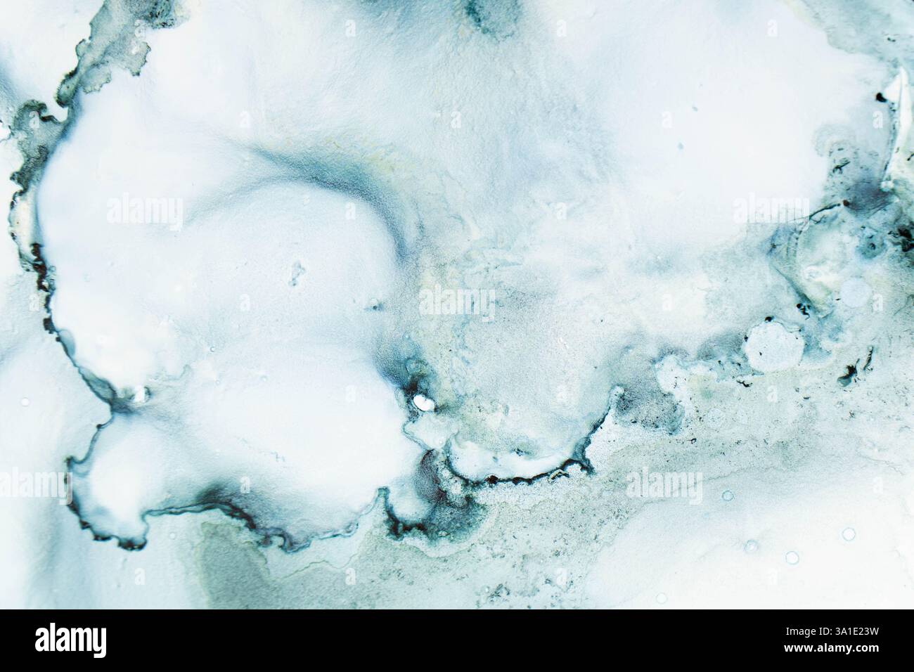 Abstract fluid patterns in shades of blue and gray inspired by Thailand ...