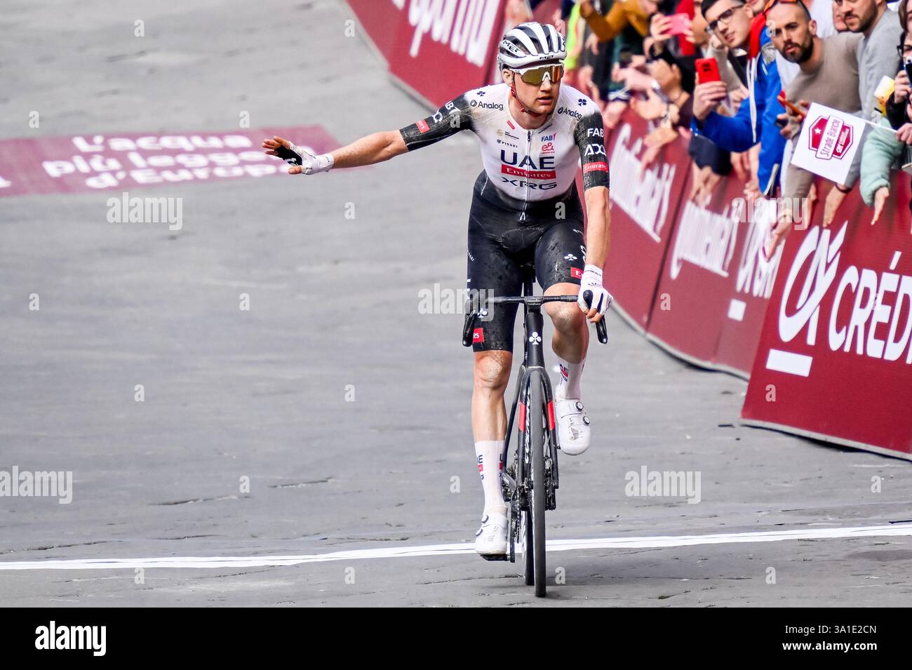 Siena, Italy. 08th Mar, 2025. Belgian Tim Wellens of UAE Team Emirates ...