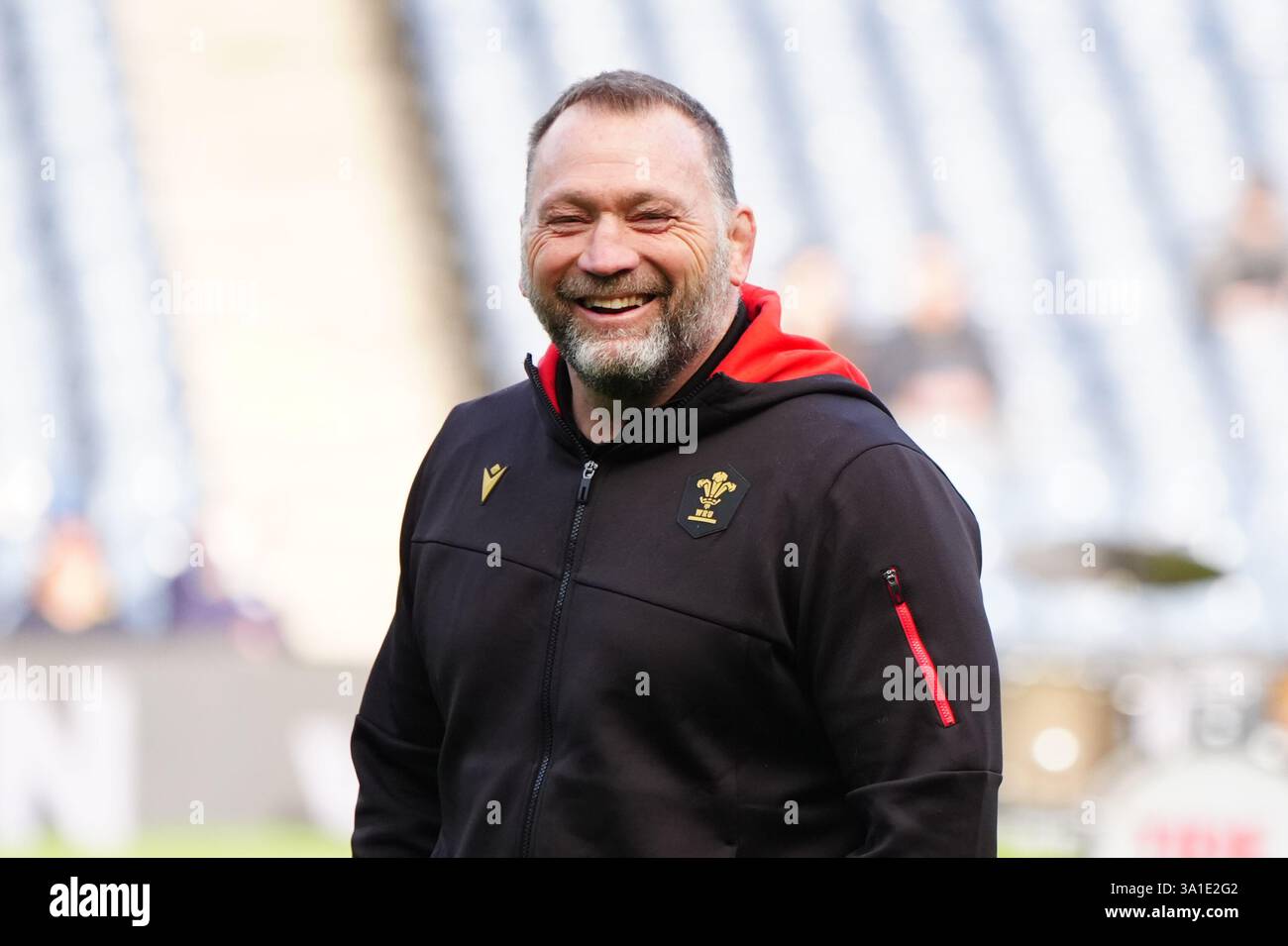 Wales assistant coach Jonathan Humphreys ahead of the Guinness Men's ...