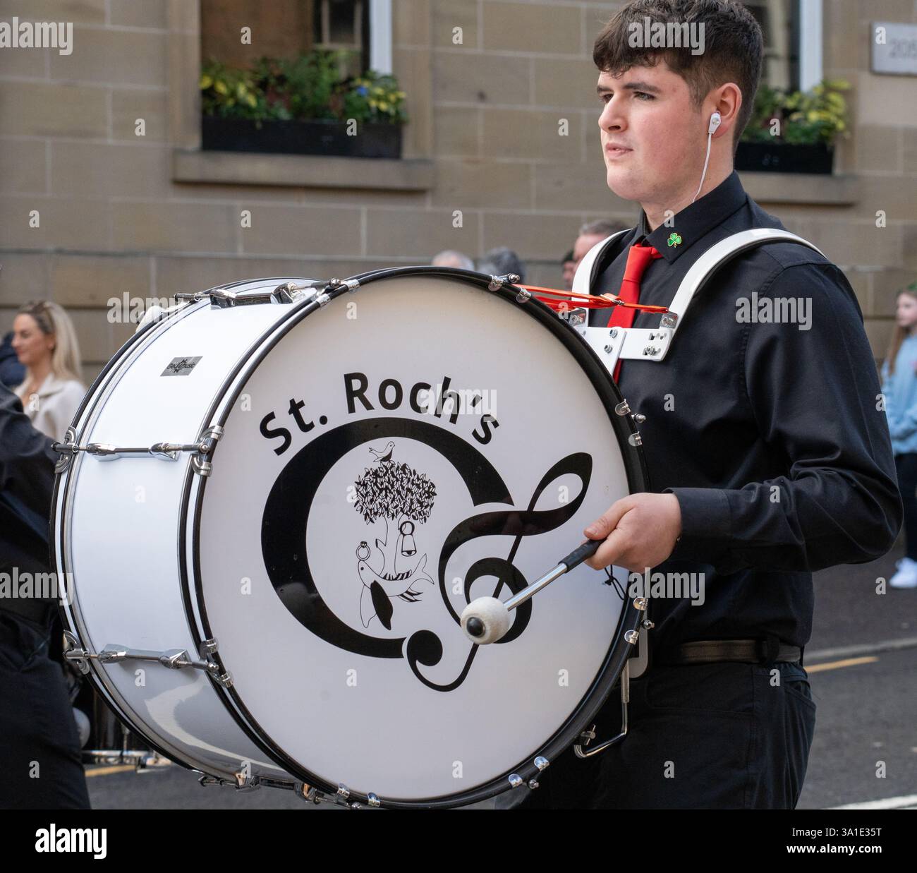 Glasgow Scotland UK. 08 March 2025. St Patrick’s Day Festival. March ...