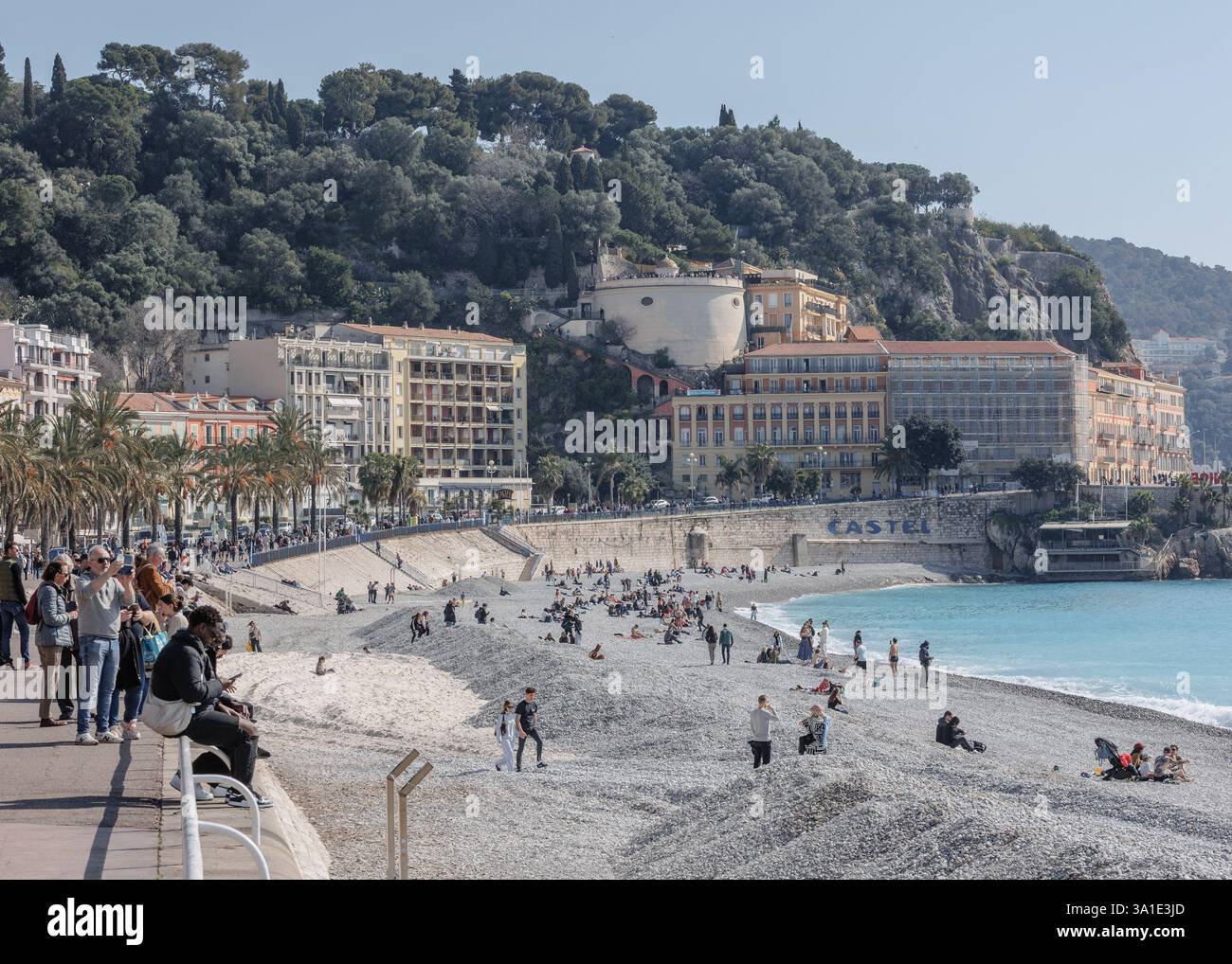 March 8, 2025, Saint Ouen, Paris, France: The Promenade des Anglais or ...