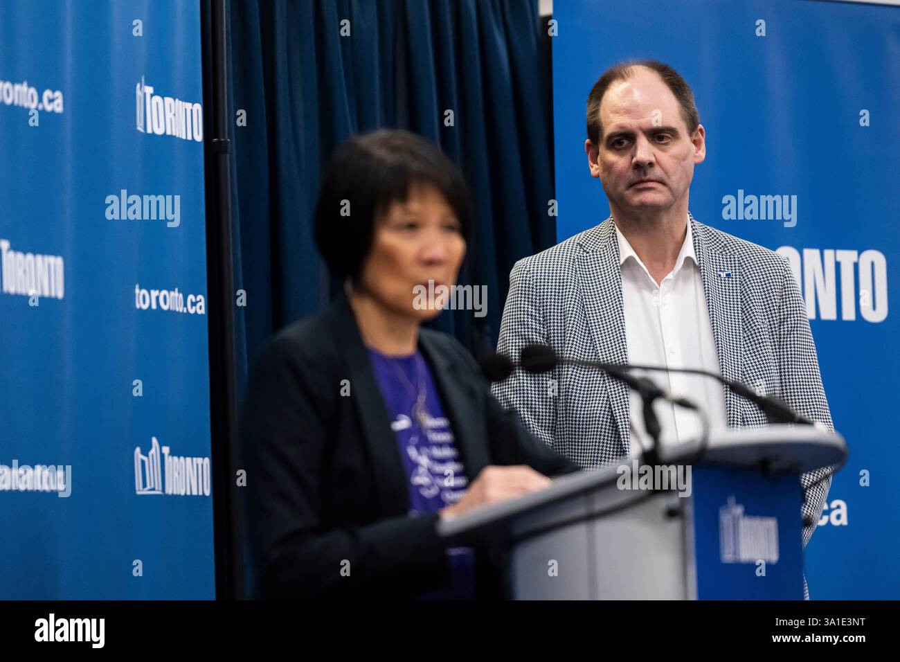 Toronto, Canada. 08th Mar, 2025. Toronto city manager Paul Johnson ...