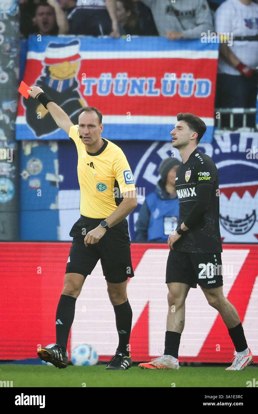 08 March 2025, Schleswig-Holstein, Kiel: Soccer: Bundesliga, Holstein ...