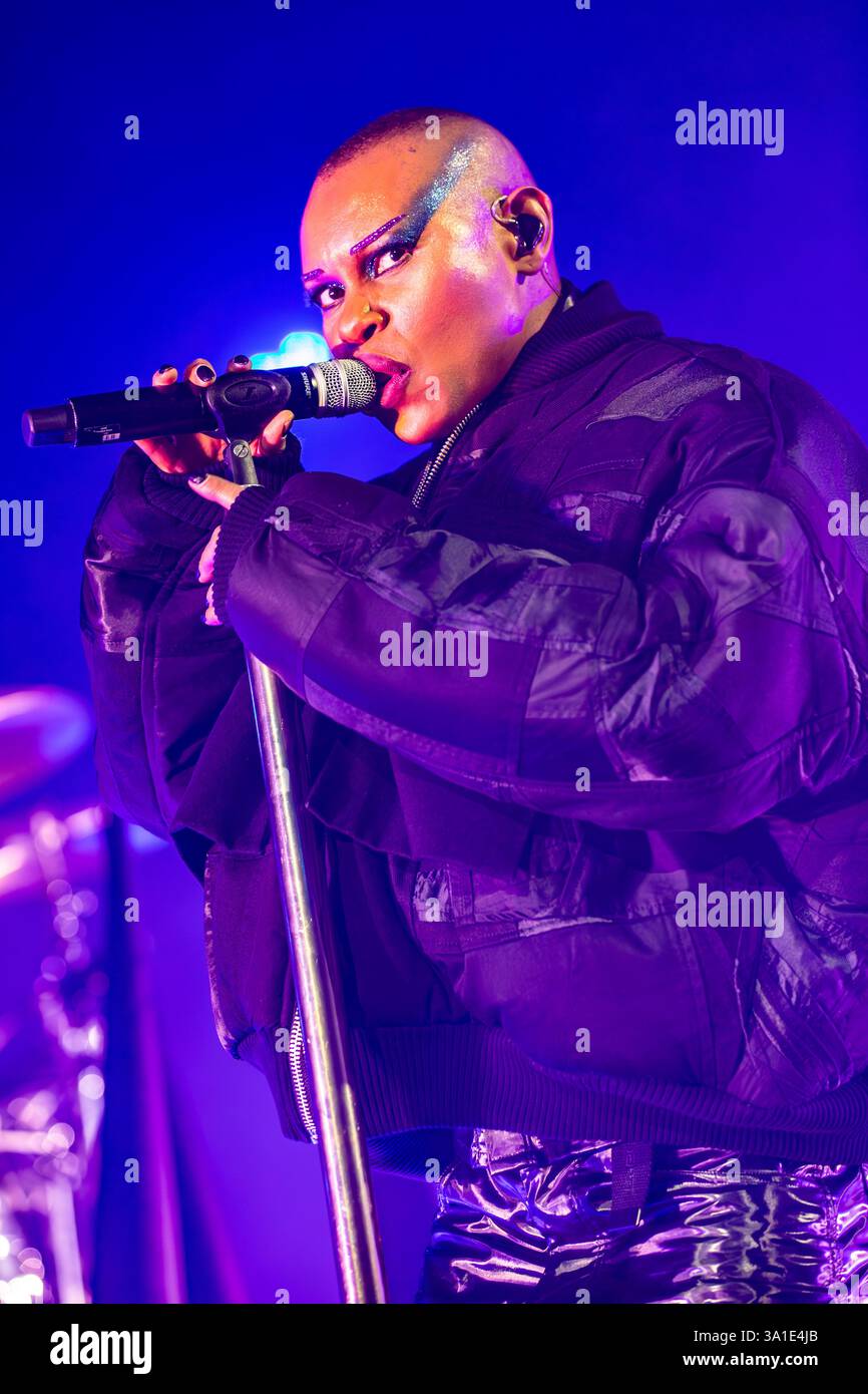 Milan, Italy. 07th Mar, 2025. The British rock band SKUNK ANANSIE ...