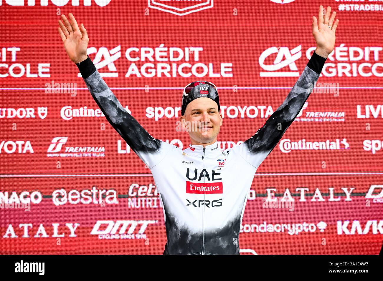 Siena, Italy. 08th Mar, 2025. Belgian Tim Wellens of UAE Team Emirates ...