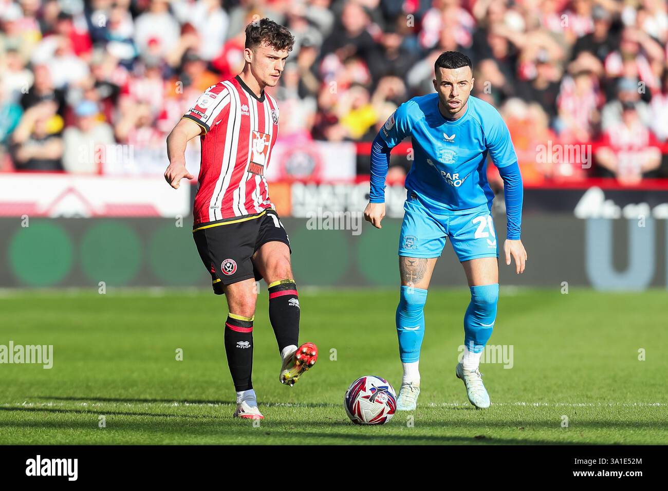 Sheffield, UK. 08th Mar, 2025. Harrison Burrows of Sheffield United ...
