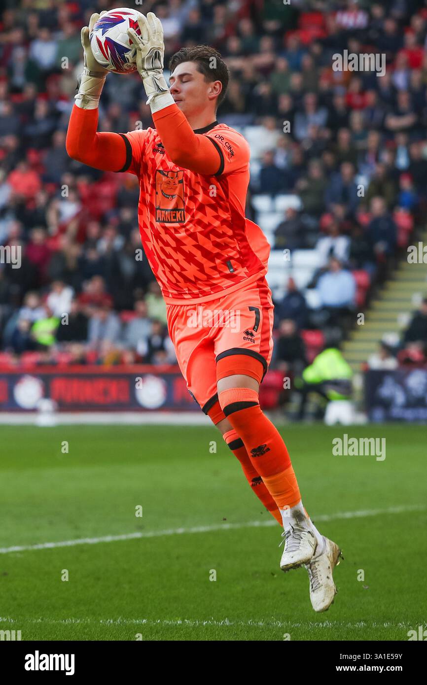 Sheffield, UK. 08th Mar, 2025. Michael Cooper of Sheffield United ...