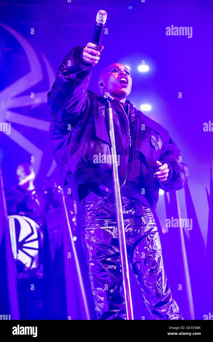 Milan, Italy. 07th Mar, 2025. The British rock band SKUNK ANANSIE ...