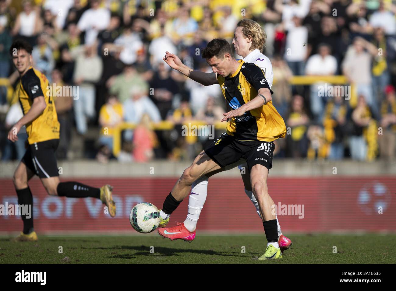 Lierse's Glenn Claes and RSCA Futures' Basile Vroninks pictured during ...