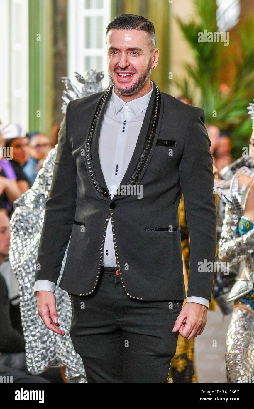 Paris, France. 08th Mar, 2025. A model walks the runway during the ...