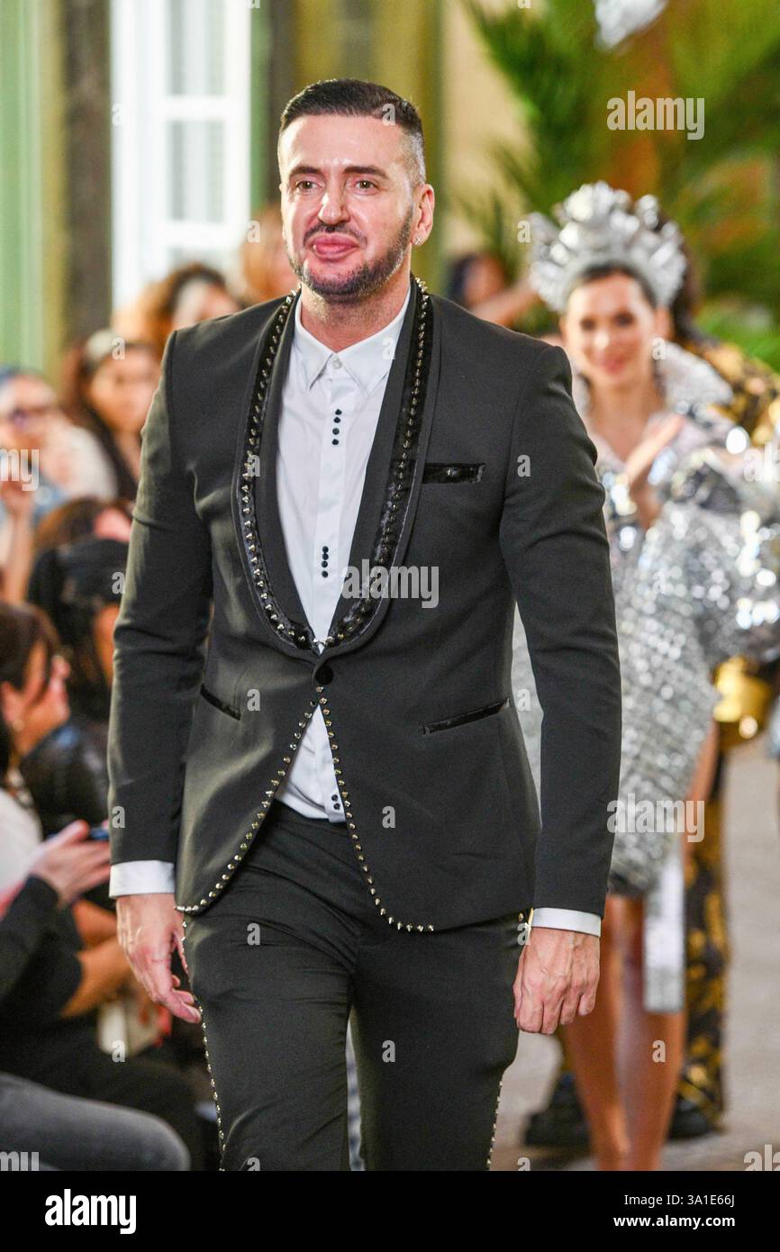 Paris, France. 08th Mar, 2025. A model walks the runway during the ...