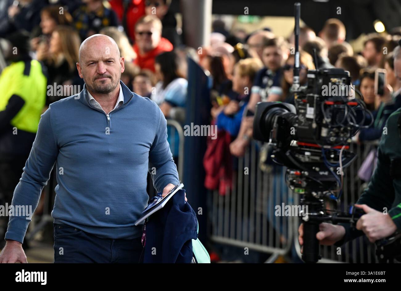 Edinburgh, Scotland, 8th March 2025. Scotland Head Coach Gregor ...