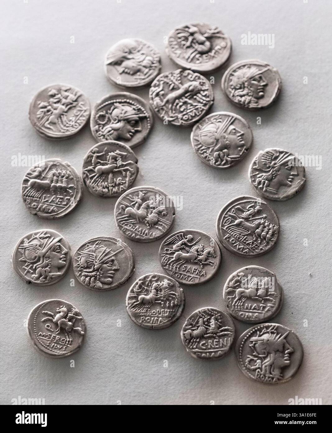 Roman exhibits archaeological museum of cordoba hi-res stock ...