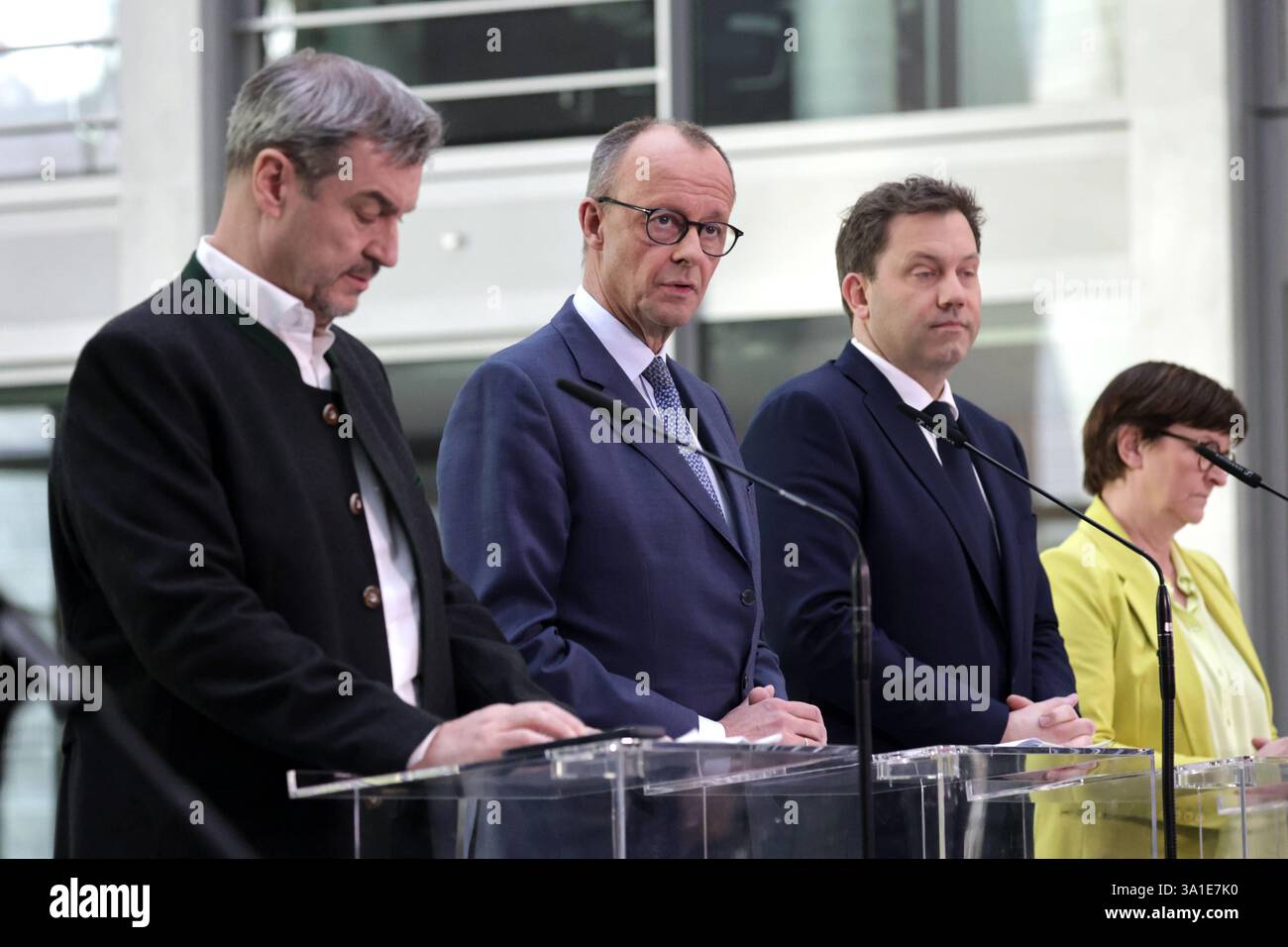 Markus Soeder, Ministerpraesident Bayern, Friedrich Merz, Vorsitzender ...