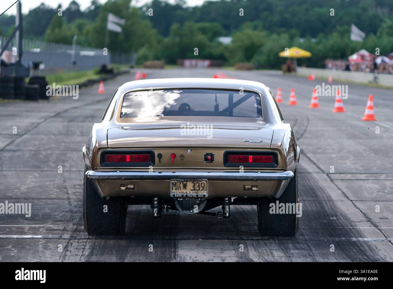 FINOWFURT, GERMANY - JUNE 28, 2024: A muscle car Chevrolet Camaro Z28 ...
