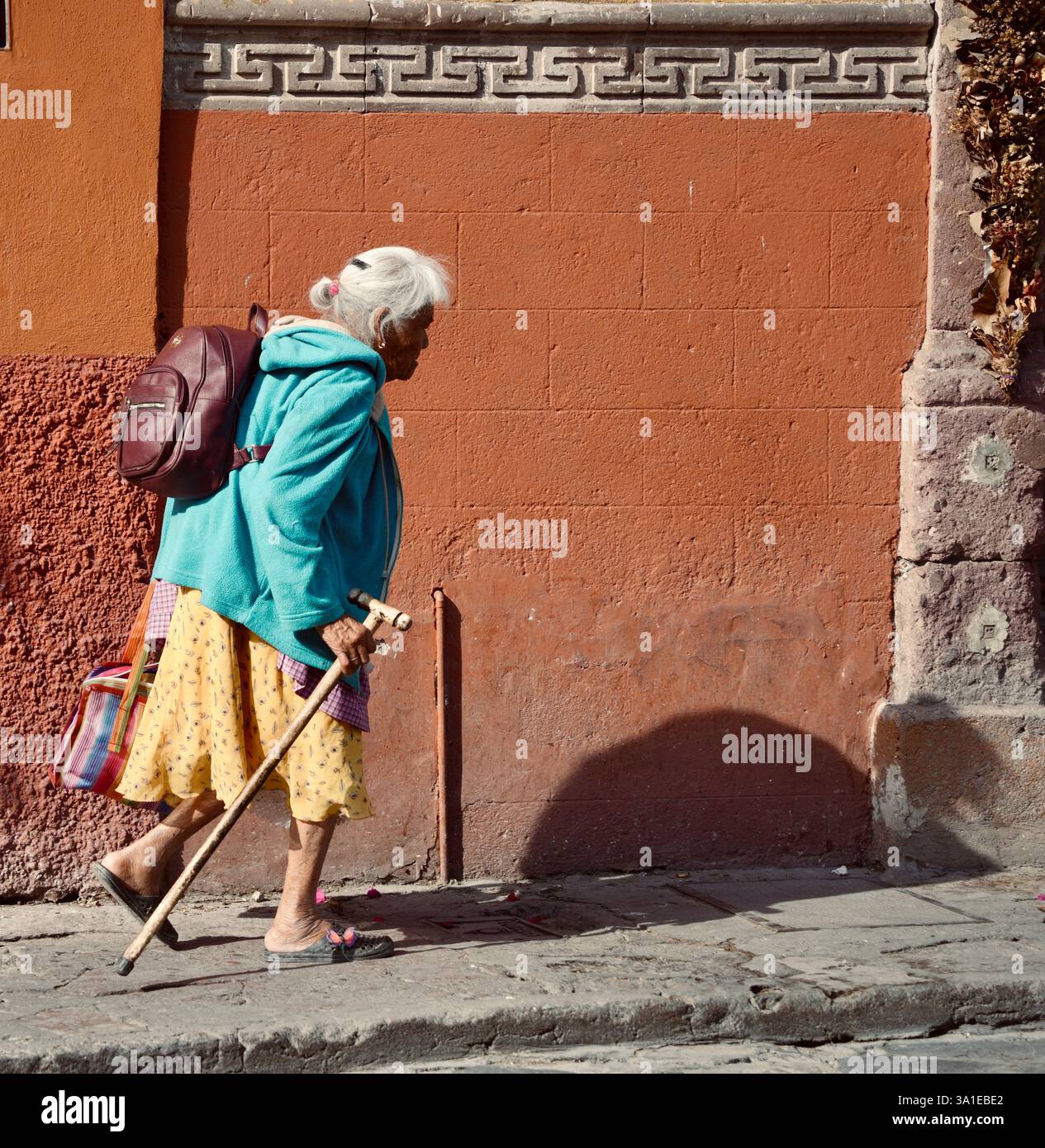 Strong Women of Mexico on the streets of San Miguel de Allende Stock ...