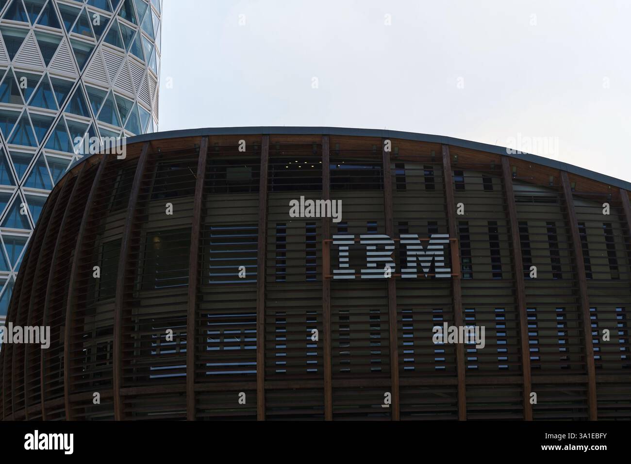 Italy, Milano - 12 May 2022: International business machines ...