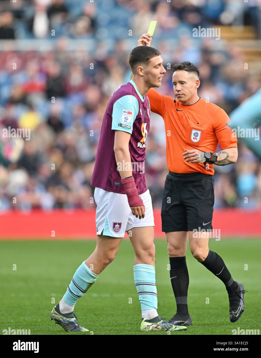 Turf Moor, Burnley, Lancashire, UK. 8th Mar, 2025. EFL Championship ...