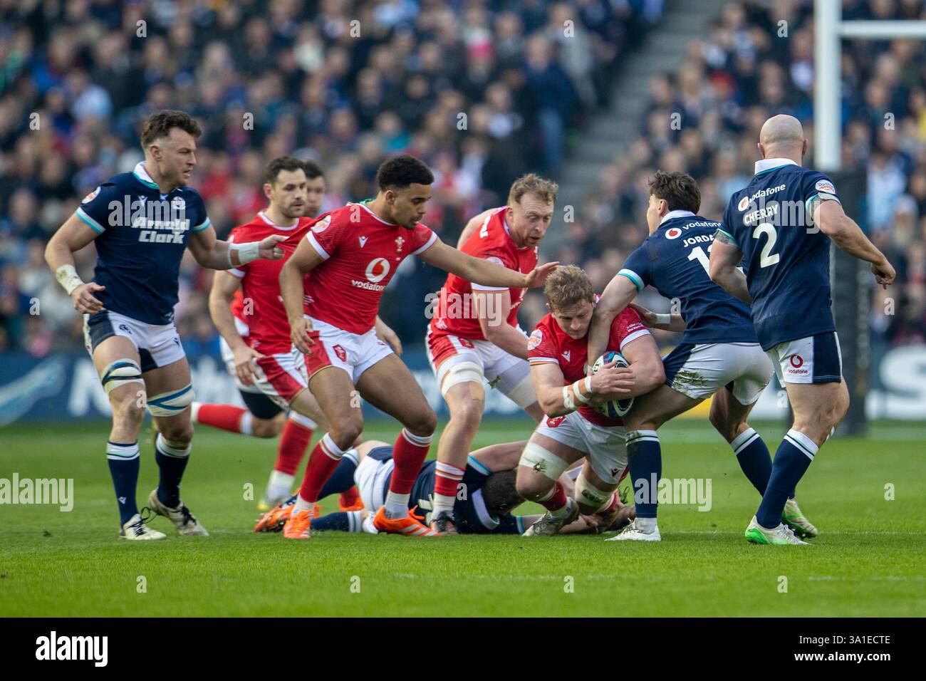 Edinburgh, UK. 8th March 2025; Murrayfield Stadium, Edinburgh, Scotland ...