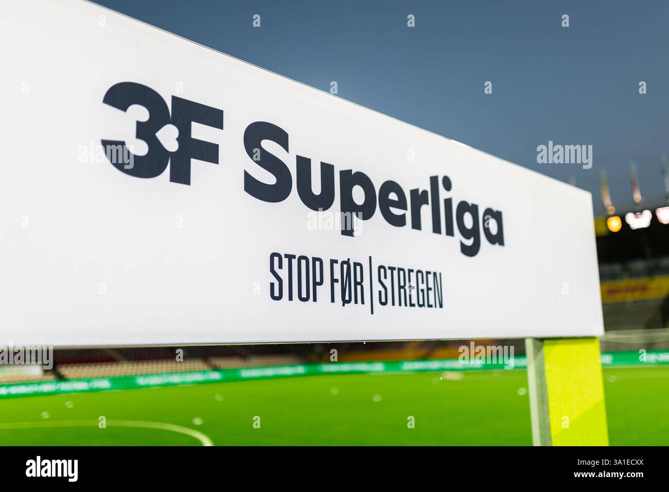 Farum, Denmark. 07th, March 2025. Everything is ready for the 3F ...