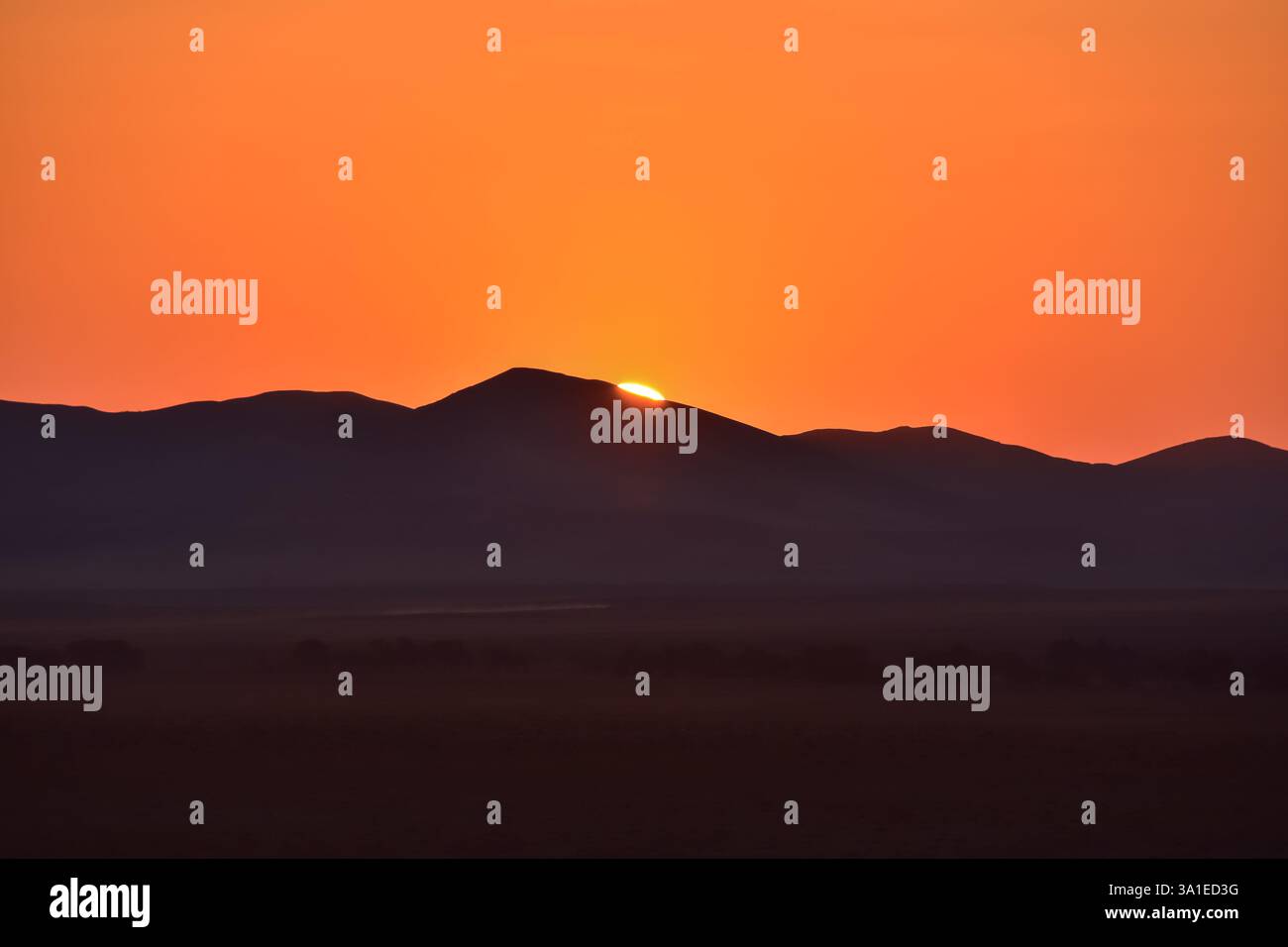 African Sunset in Namibia, Africa Stock Photo - Alamy