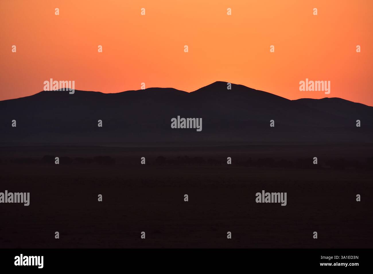 African Sunset in Namibia, Africa Stock Photo - Alamy