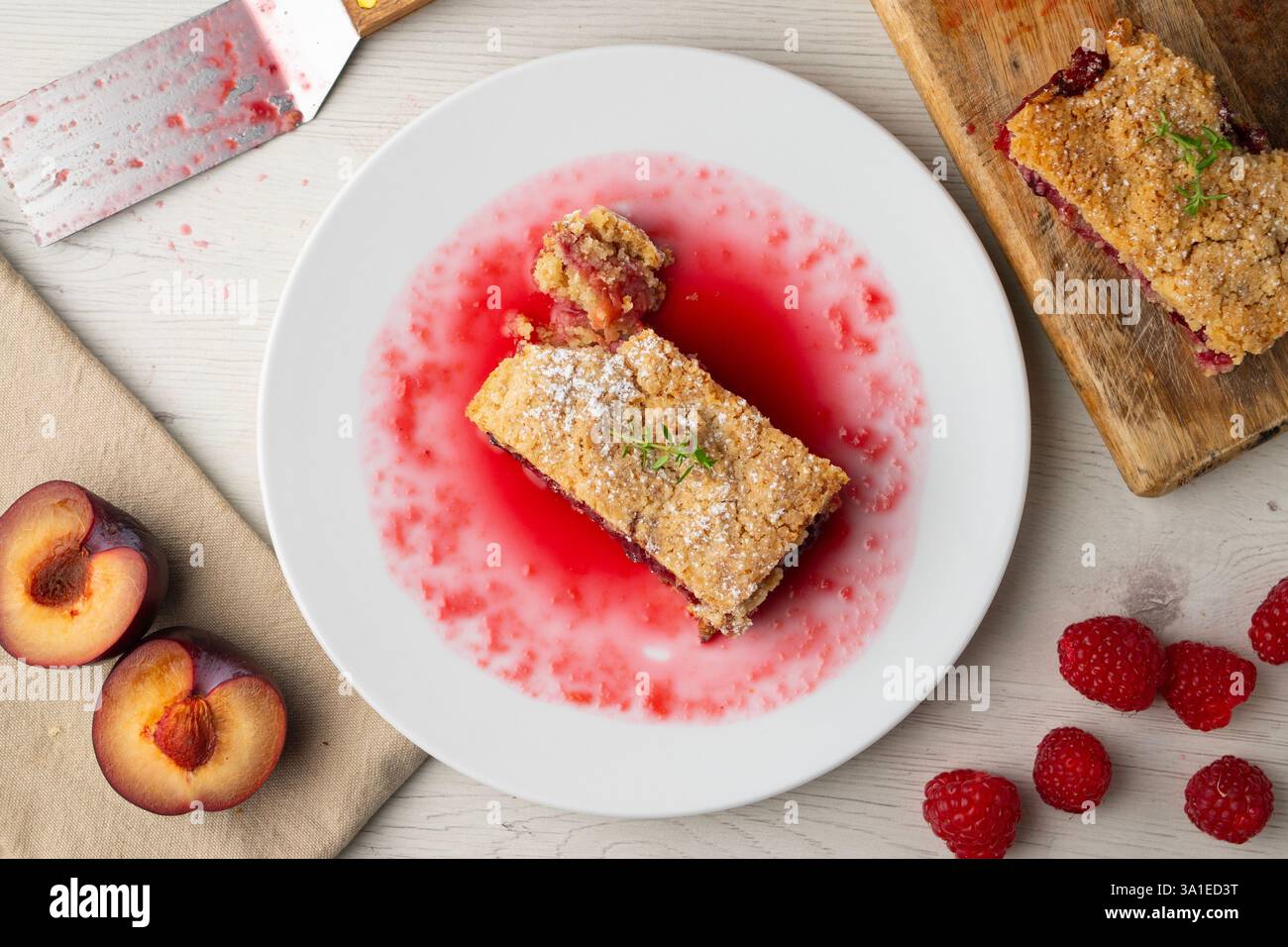 Delicious homemade blueberry pie hi-res stock photography and images ...