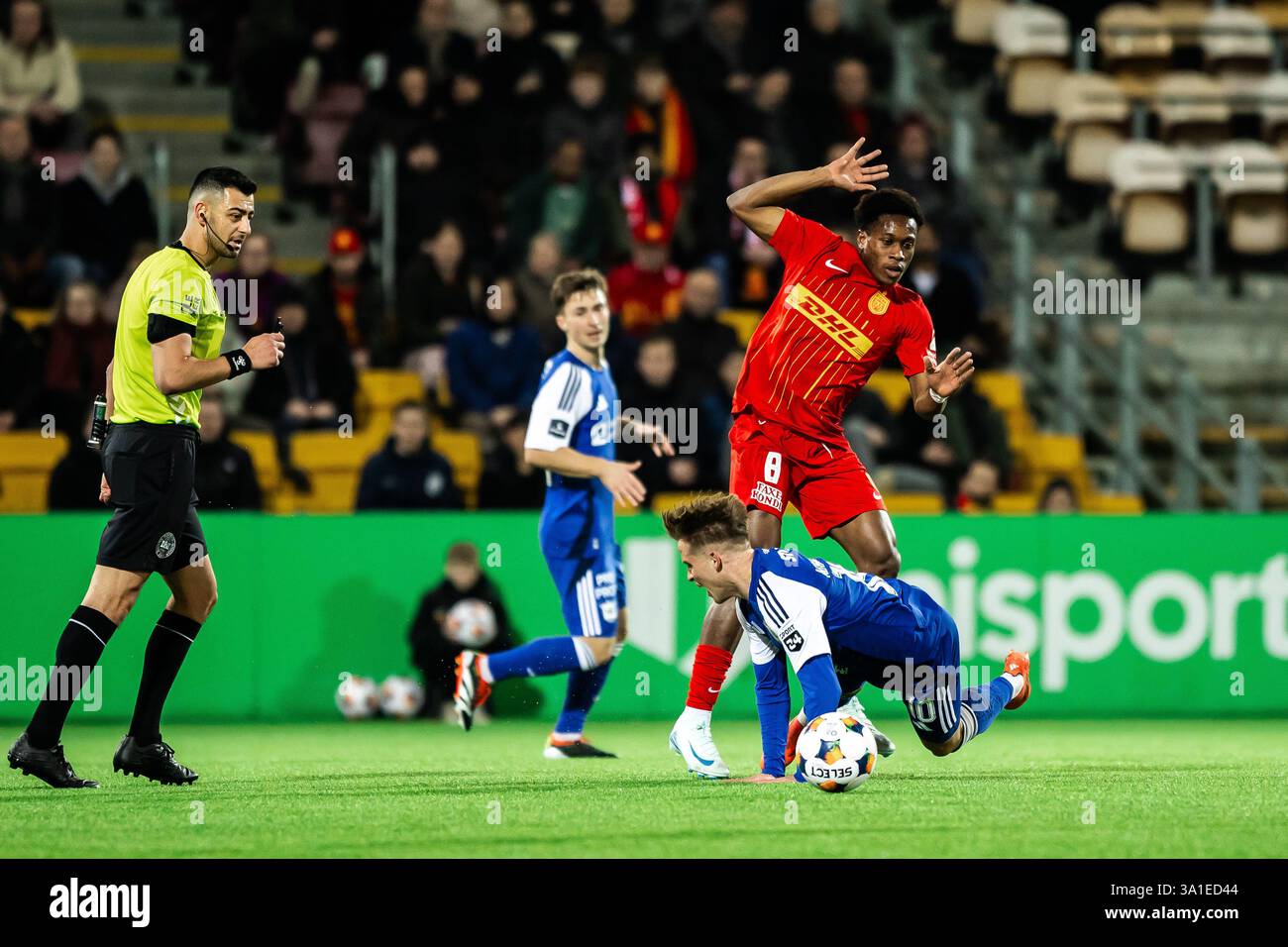 Farum, Denmark. 07th Mar, 2025. Mario Dorgeles (8) of FC Nordsjaelland ...