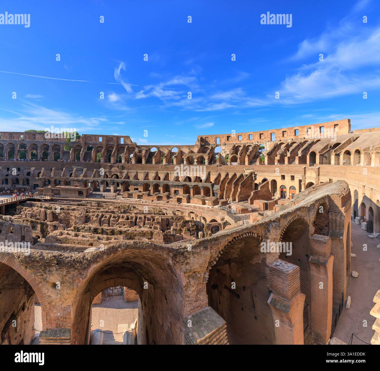 Interior view of the Colosseum in Rome, Italy Stock Photo - Alamy