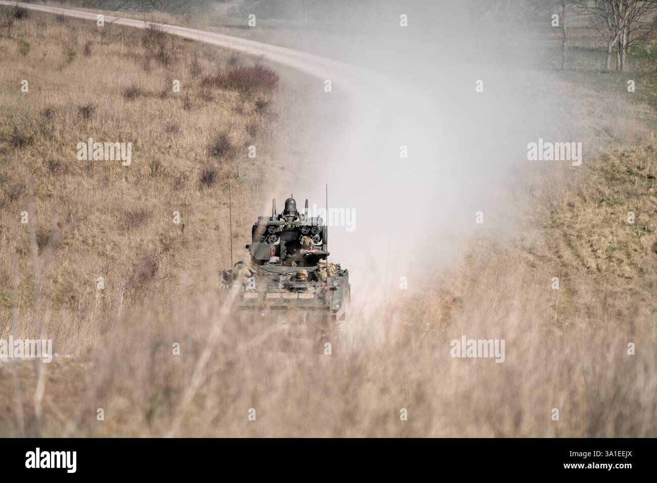 British Army Alvis Stormer Starstreak CVR-T tracked armoured vehicle ...