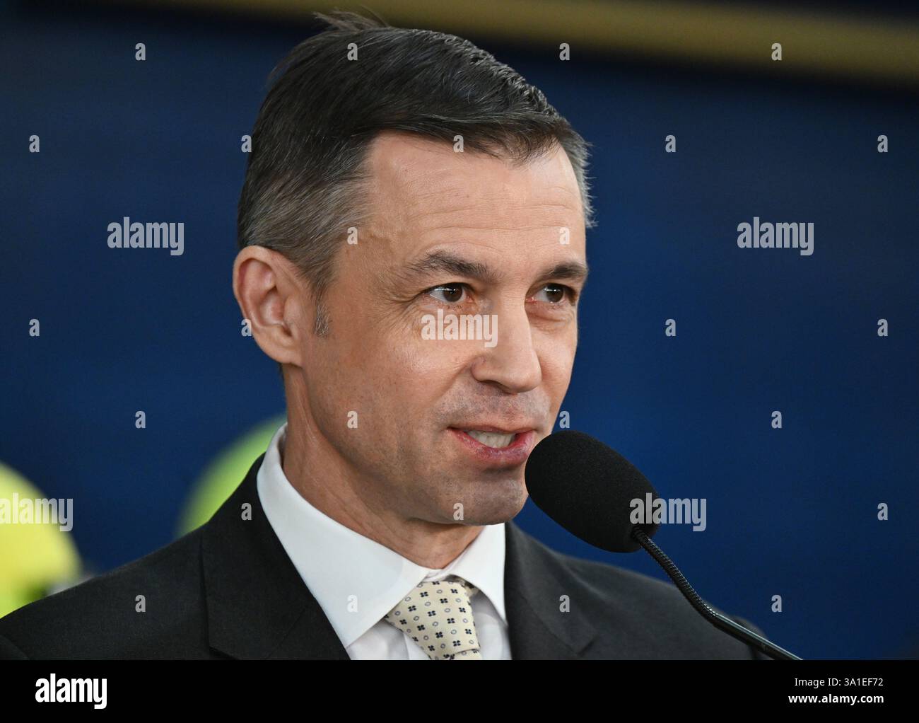 Levis, Canada. 08th Mar, 2025. James Davies, CEO of Davie Shipbuilding ...