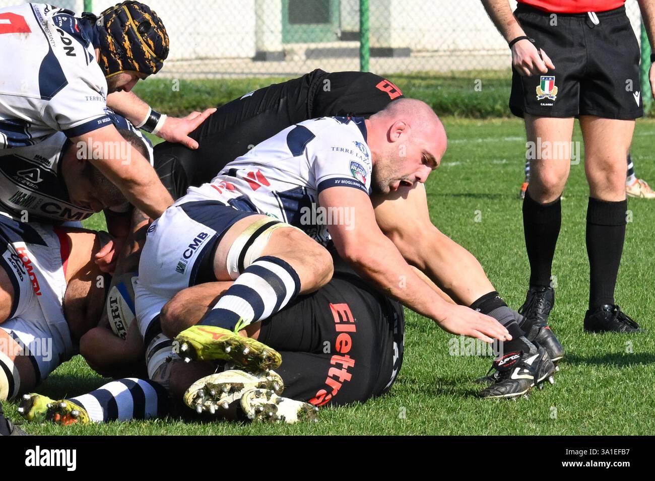 Padova, Italy. 08th Mar, 2025. Lazzaroni Marco ( Mogliano Rugby ...