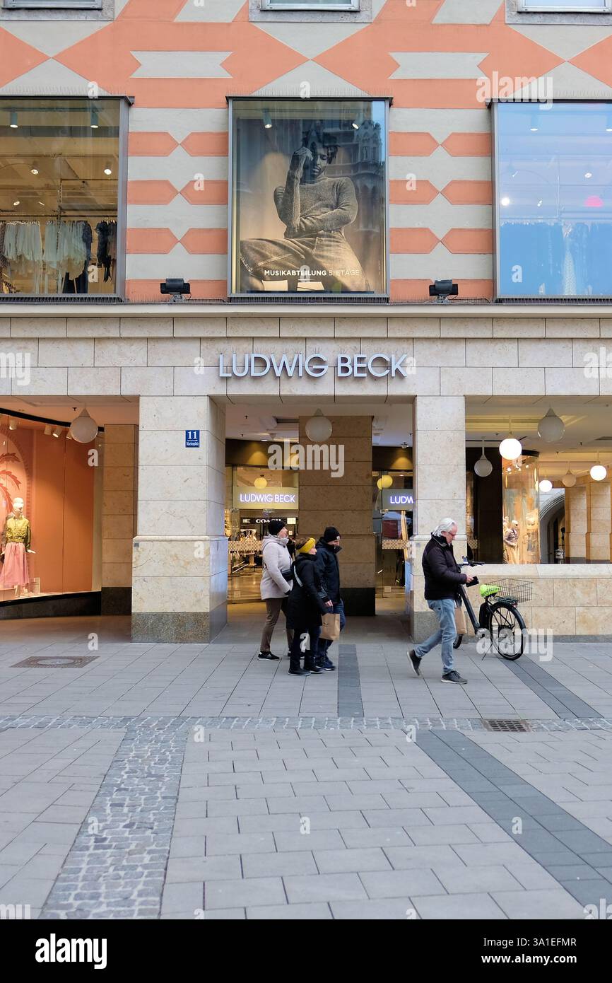 Ludwig Beck flagship department store, Munich, Germany; high-end ...