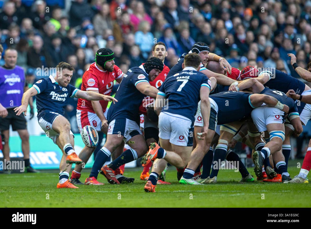 Edinburgh, UK. 8th March 2025; Murrayfield Stadium, Edinburgh, Scotland ...