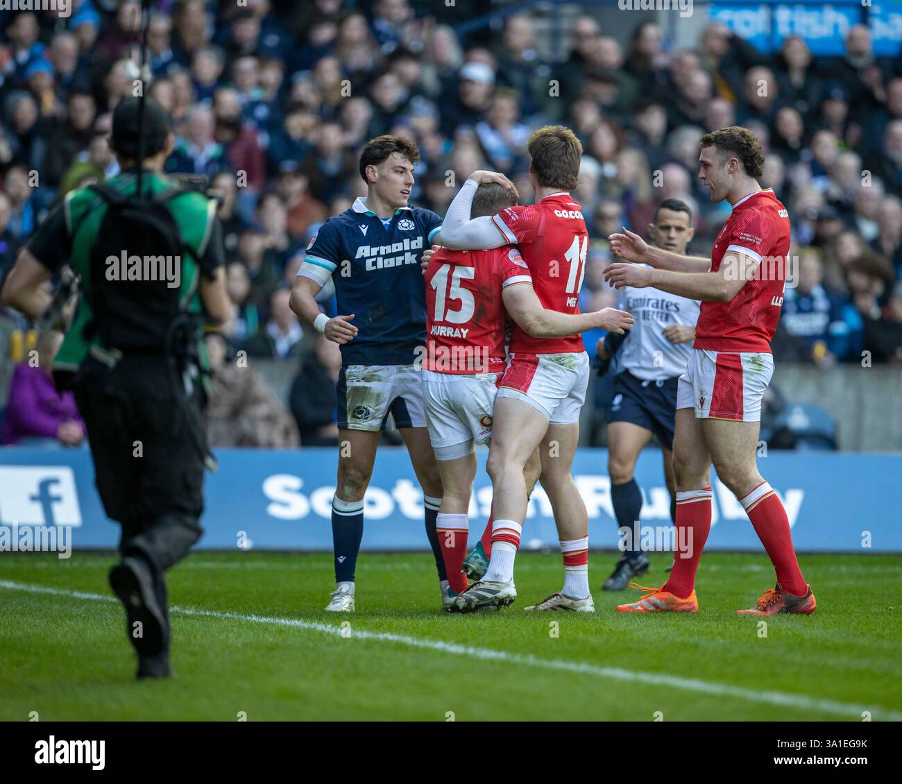 Edinburgh, UK. 8th March 2025; Murrayfield Stadium, Edinburgh, Scotland ...