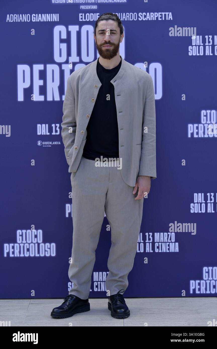 Cinema Bernini, Rome, Italy, March 07, 2025, Eduardo Scarpetta during ...