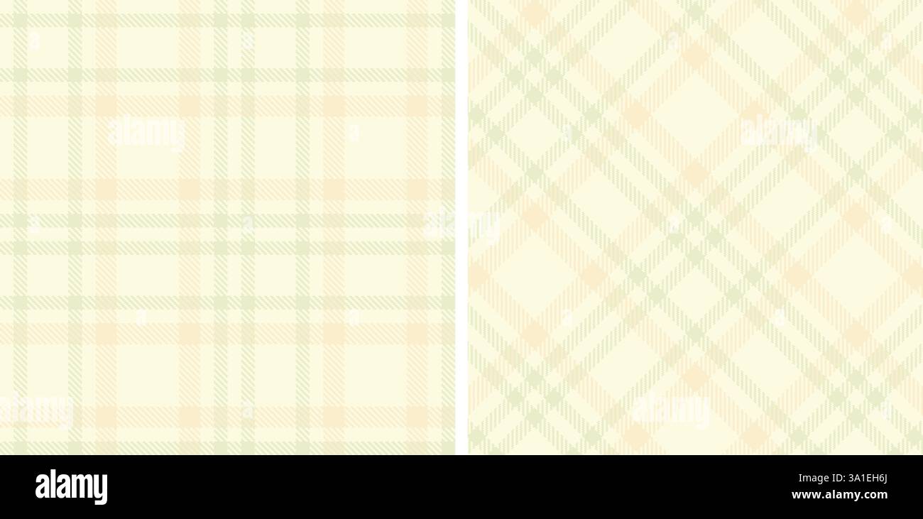 Tartan Seamless Patterns in Pastel themed colors Stock Vector Image ...