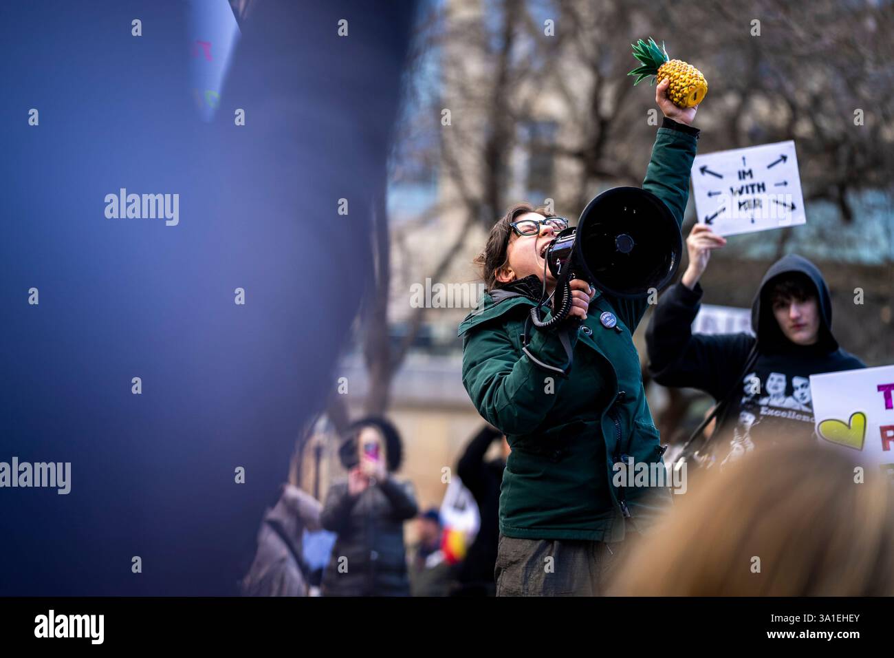 New York, United States. 08th Mar, 2025. One of the Women's March ...