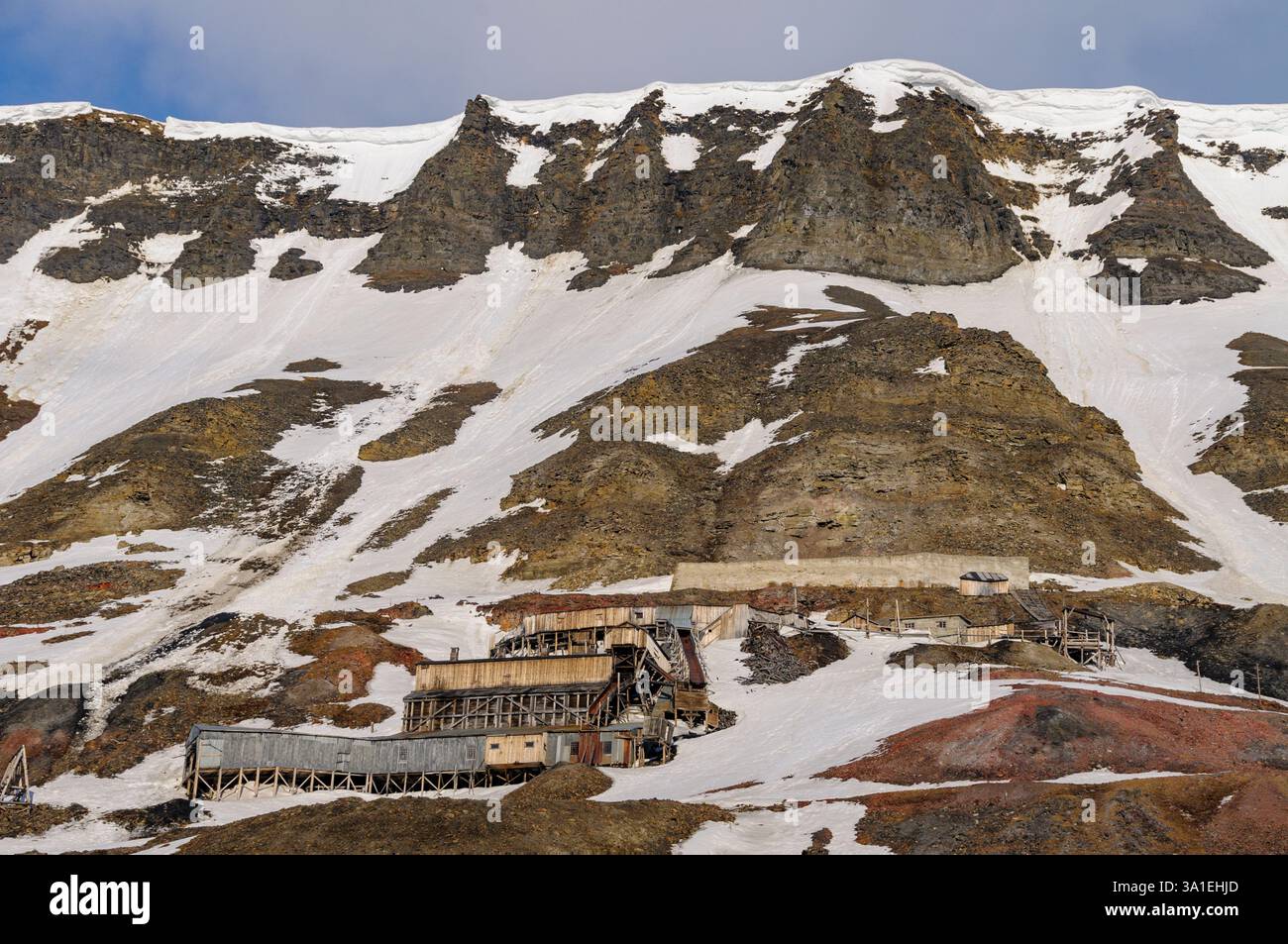 Gruve 2b (Mine 2b) in Longyearbyen (Svalbard, Norway) was a coal mine ...