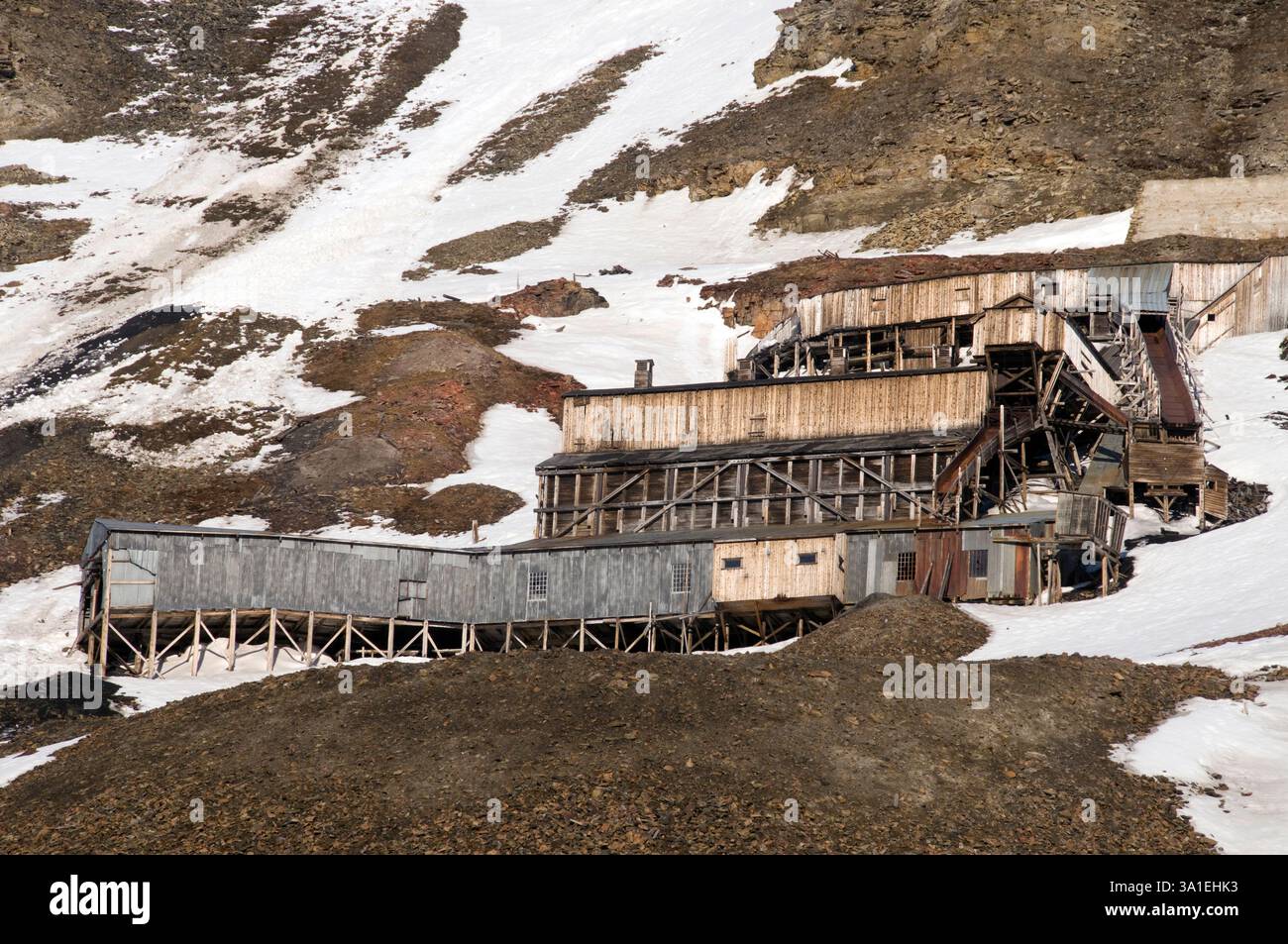 Gruve 2b (Mine 2b) in Longyearbyen (Svalbard, Norway) was a coal mine ...