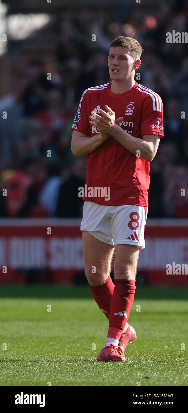 Nottingham, UK. 08th Mar, 2025. NOTTINGHAM, ENGLAND - MARCH 08: Elliot ...