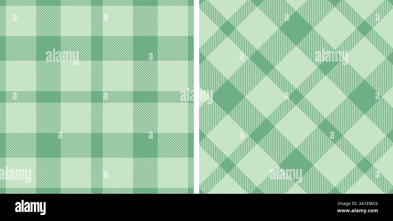 Tartan Seamless Patterns in Pastel themed colors Stock Vector Image ...