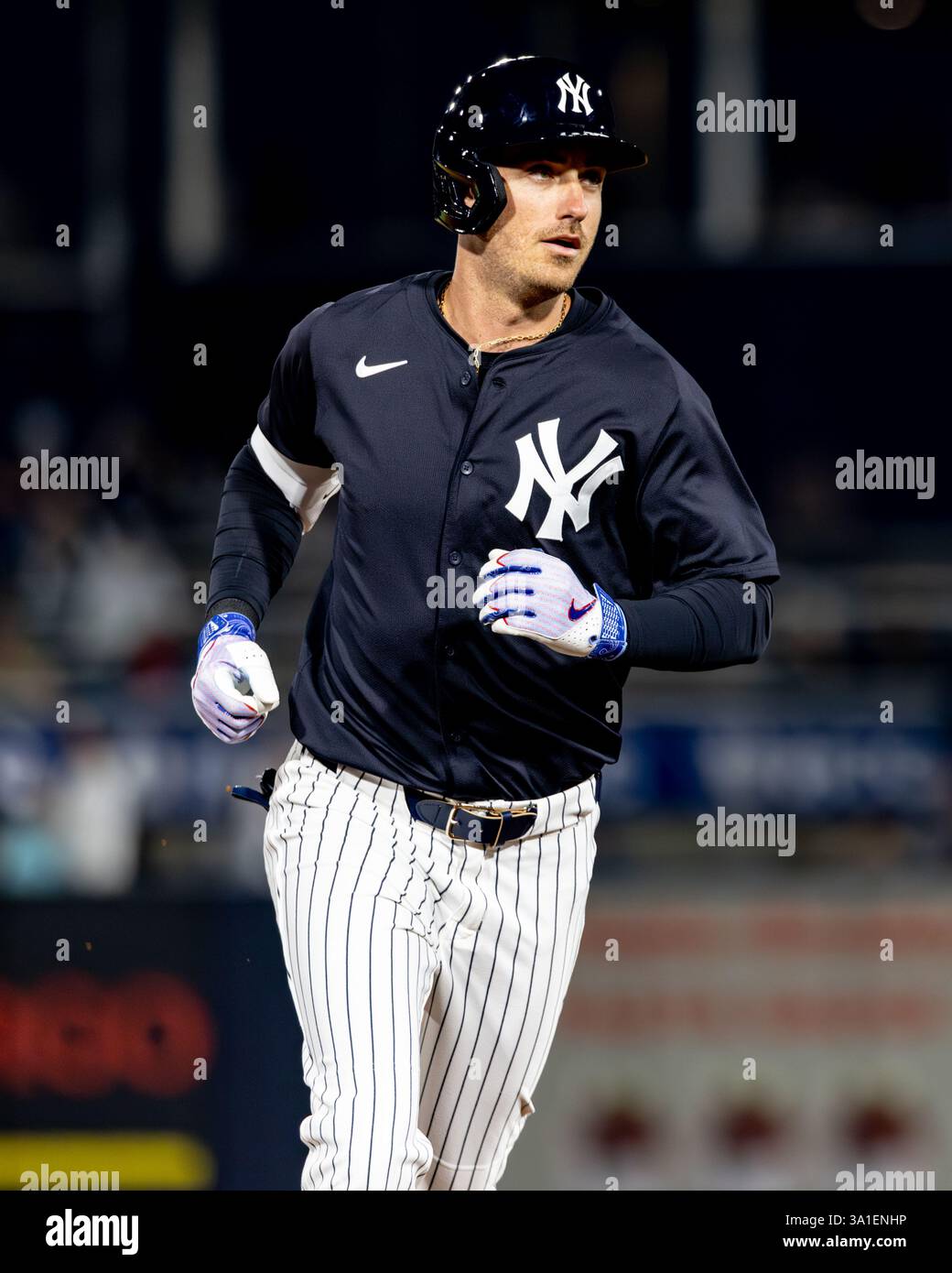 Tampa, USA. 28th Feb, 2025. New York Yankees outfielder Cody Bellinger ...